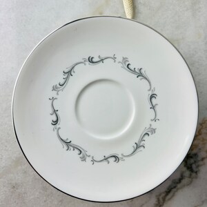 Vintage Royal Doulton Coronet Tea Set, Fine China, Silver Trim, England ...