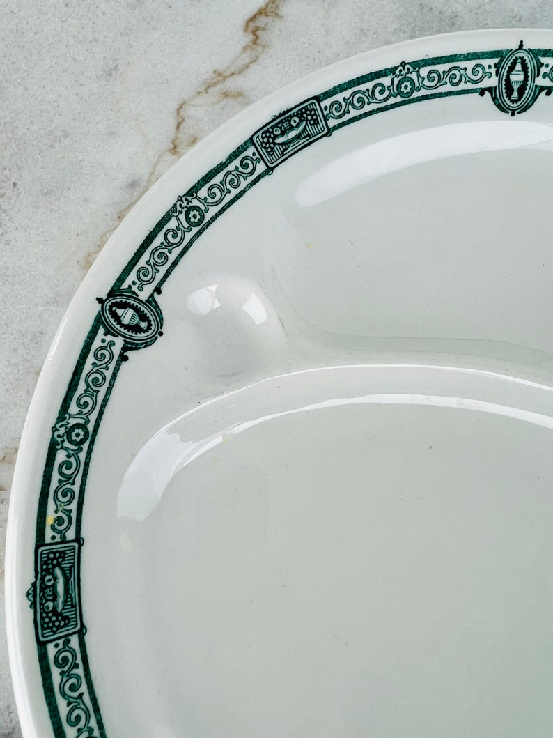 Antique Grindley Hotel Ware Divided Plate Set of Four - Etsy
