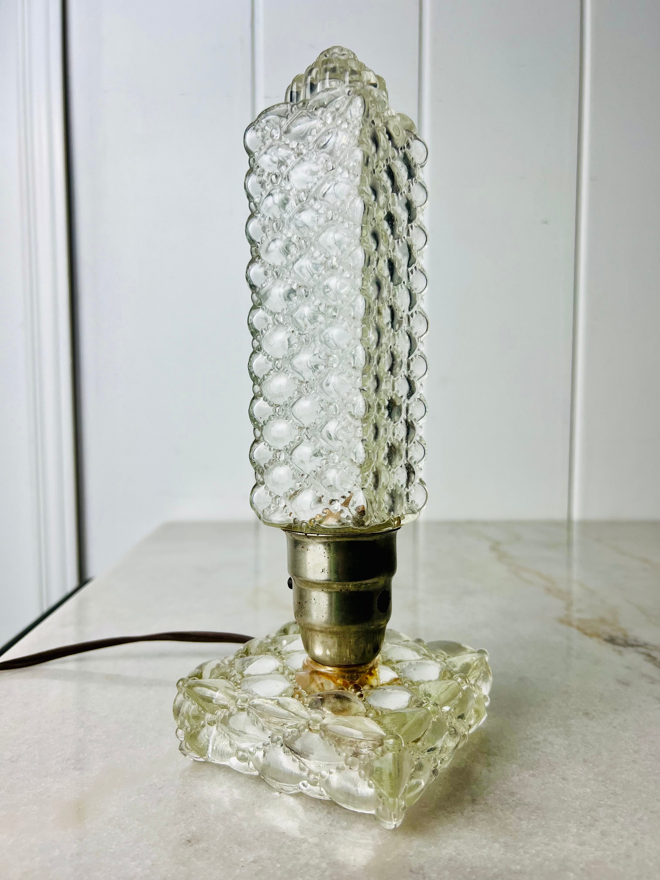 Antique Art Deco 1930s Skyscraper Table Lamp, Torpedo or Antique Art Deco 1930s Skyscraper Table Lamp, Torpedo or