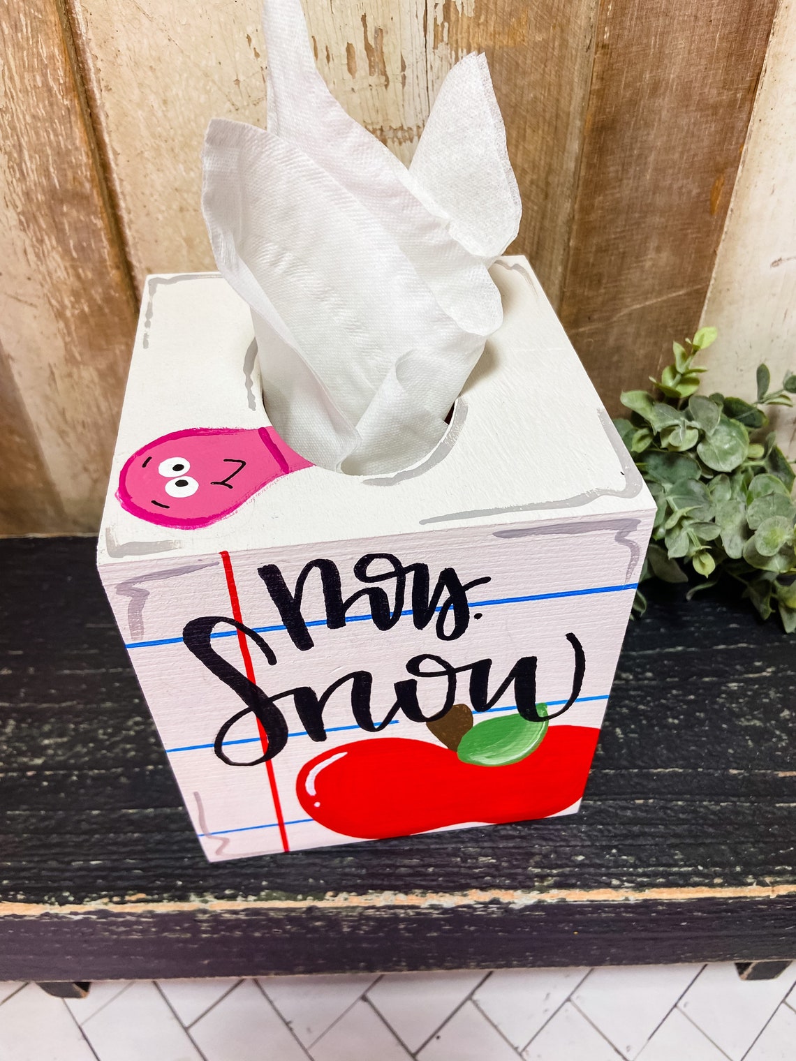 Teacher Appreciation Gift | Teacher Tissue Box | Teacher Gift ...