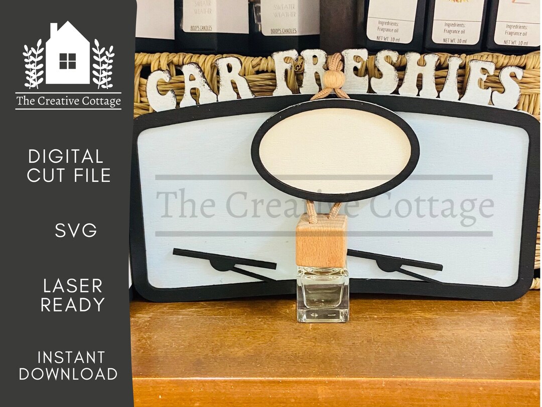 Car Charm Freshie Rearview Mirror Display | SVG | Shop Display - Etsy