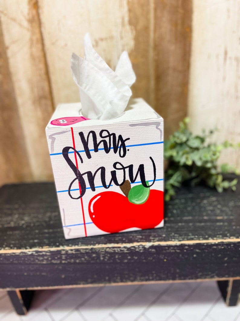 Teacher Appreciation Gift | Teacher Tissue Box | Teacher Gift ...