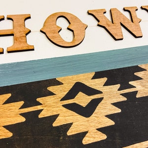 Aztec Western Hello Door Hanger Door Decor Boho Chic - Etsy