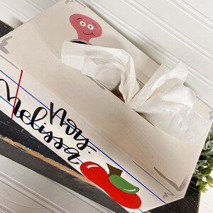 Teacher Appreciation Gift | Teacher Tissue Box | Teacher Gift ...