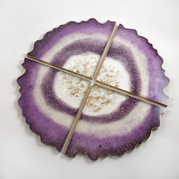 Geode Coasters - Etsy