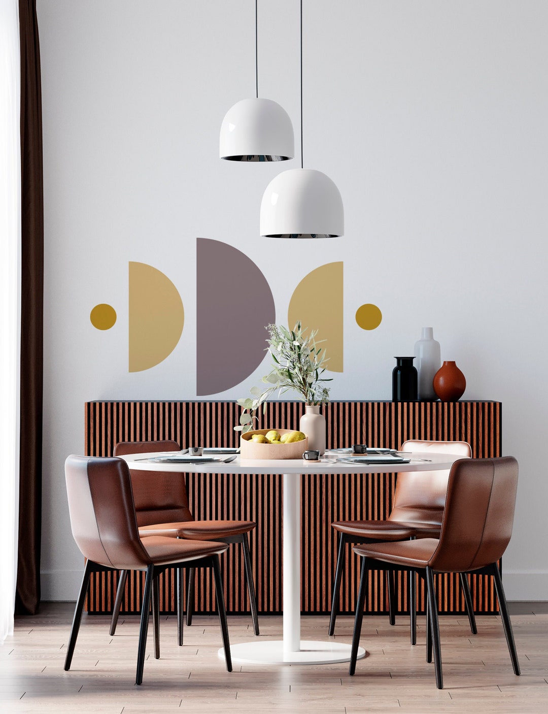 Boho Colorblock Wall Decal, Set 4 Geometric Shapes, Geometric Wall ...