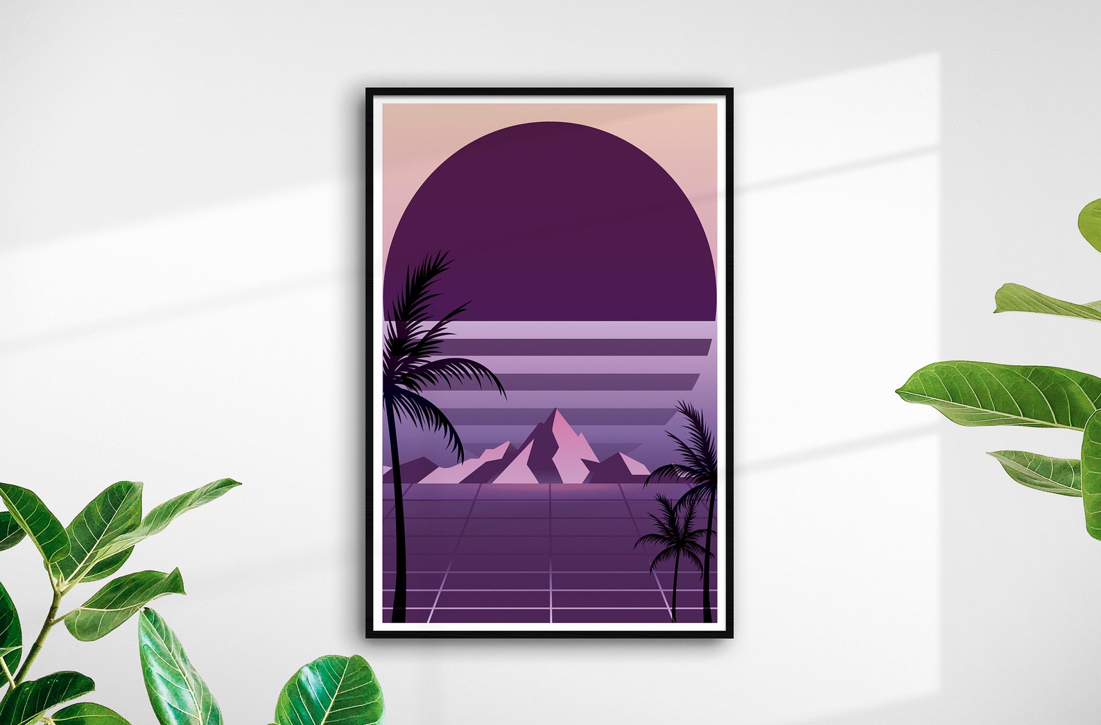 Retro 80s Print Poster, Wall Print, Digital Drawing, Birthday Gift ...