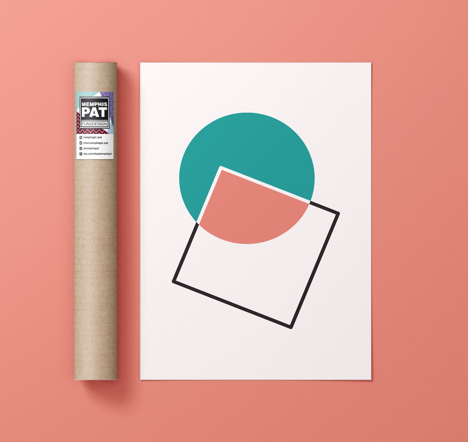 Memphis Milano Wall Decal Geometric Wall Sticker 80's - Etsy