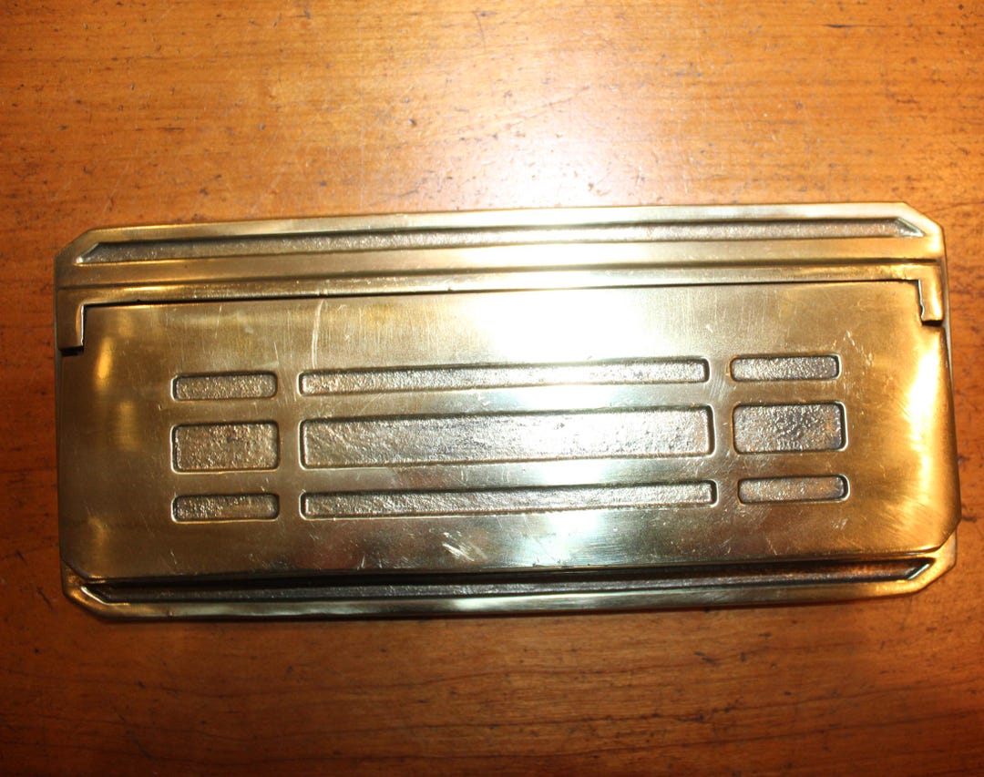 Antique American Device MFG Art Deco Mail Letter Box Slot for in Door H ...