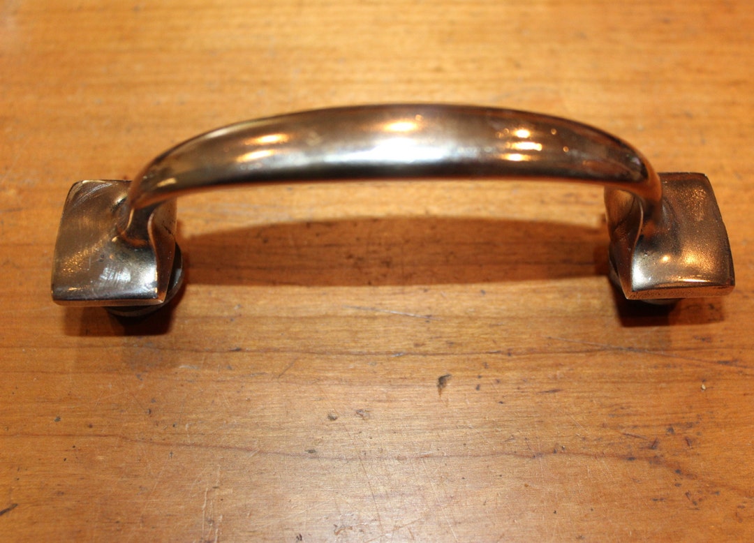Antique Heavy Cast Bronze Drawer File Cabinet Pull Handle H-5 - Etsy