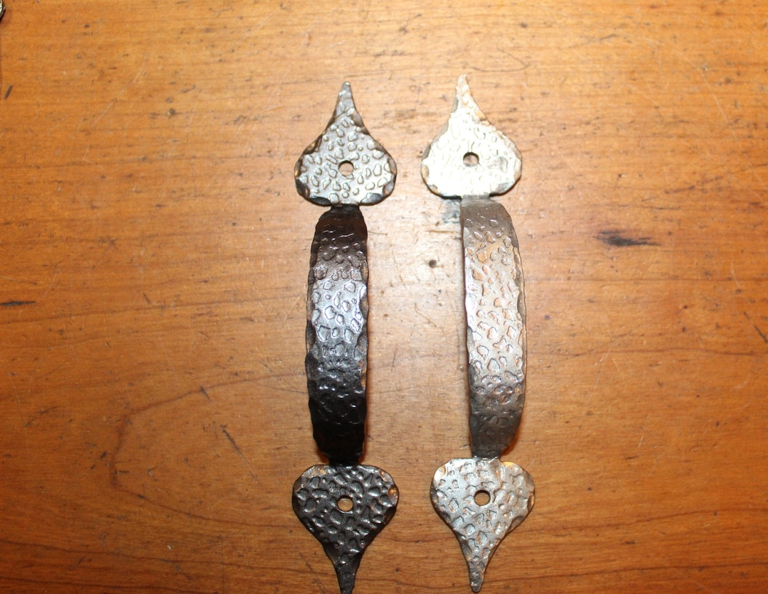Restored 5" Vintage Colonial Spade Drawer Pulls Handles Choice of ...