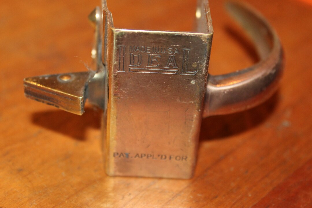 One Piece Spring Loaded Brass Screen Door Handle Pull by Ideal A-15 - Etsy