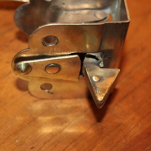 One Piece Spring Loaded Brass Screen Door Handle Pull by Ideal A-15 - Etsy