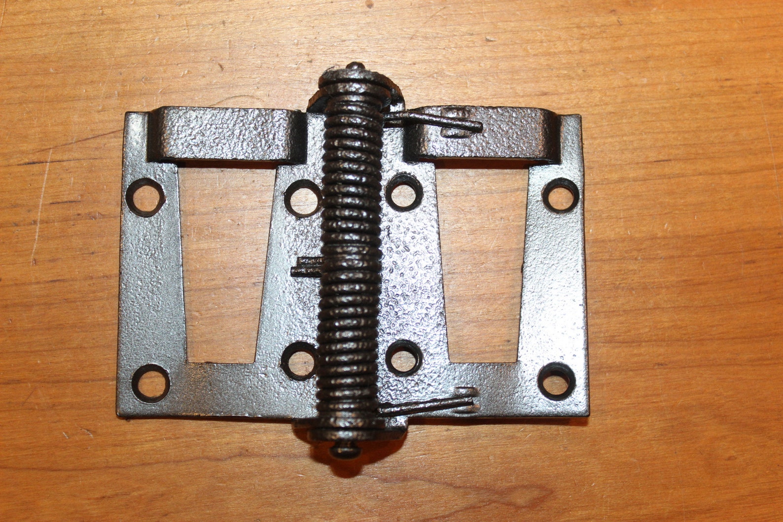 Antique Simple Cast Iron Spring Loaded Screen Door or Gate Hinge A-11 ...