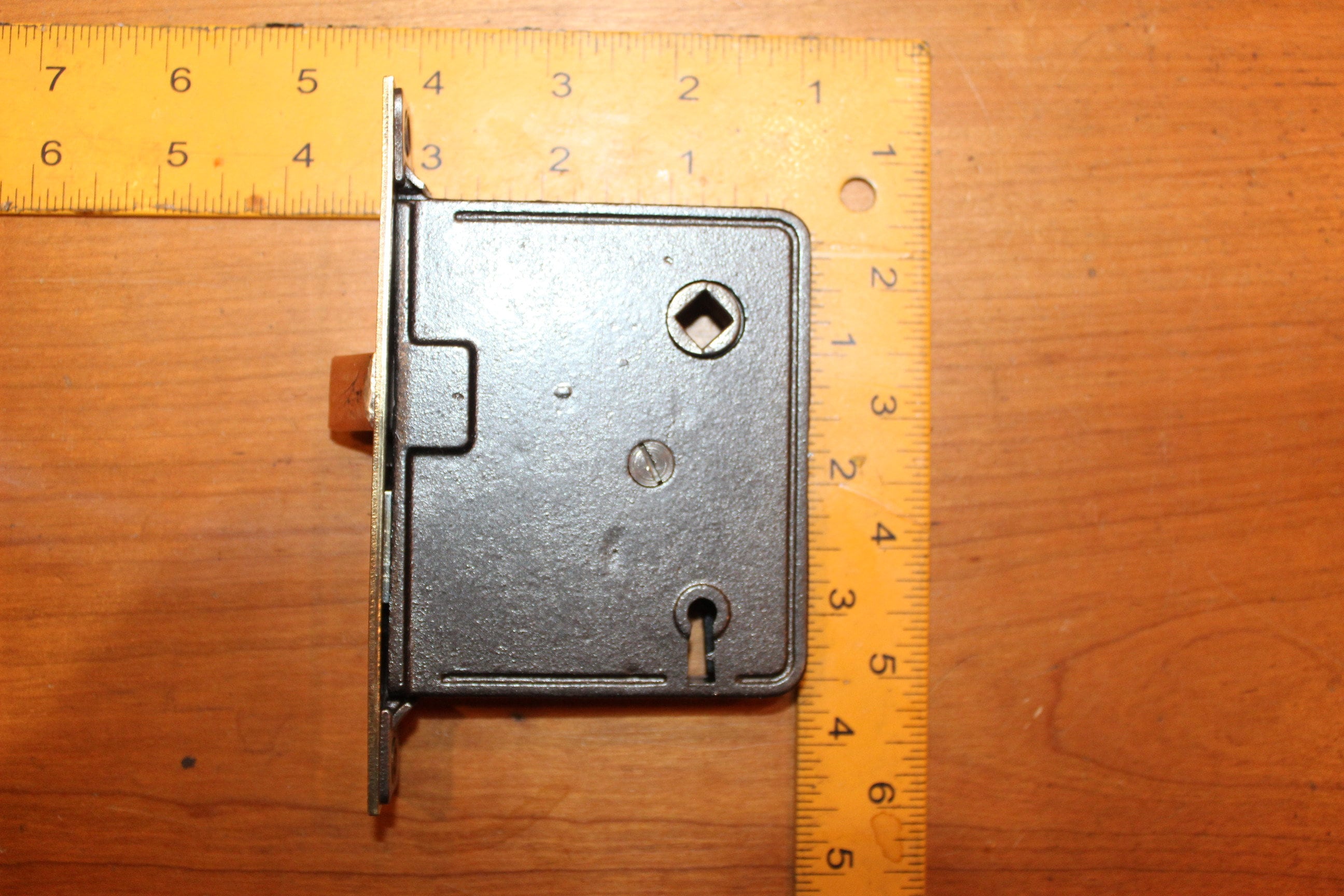 Restored Antique Cast Iron Mortise Lock & Solid Bronze - Etsy