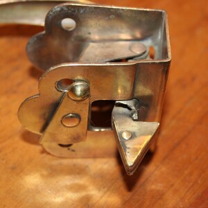 One Piece Spring Loaded Brass Screen Door Handle Pull by Ideal A-15 - Etsy