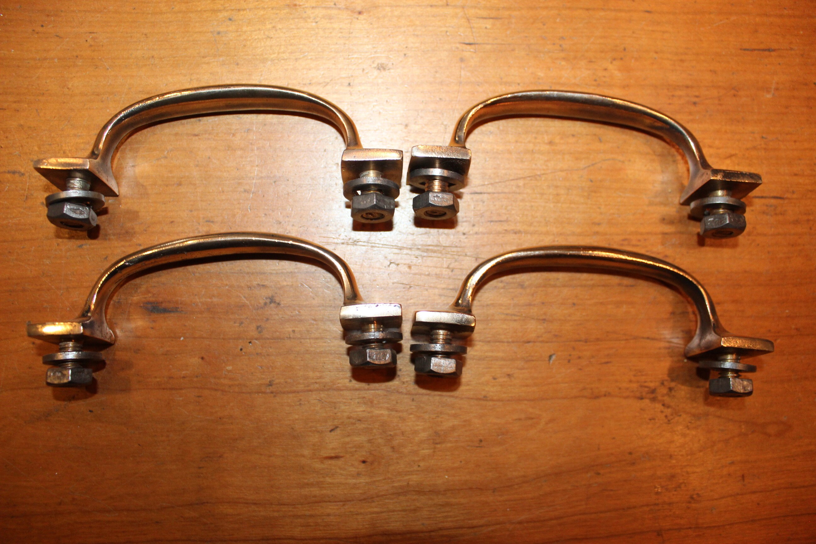 Antique Heavy Cast Bronze Drawer File Cabinet Pull Handle L-25 | Etsy