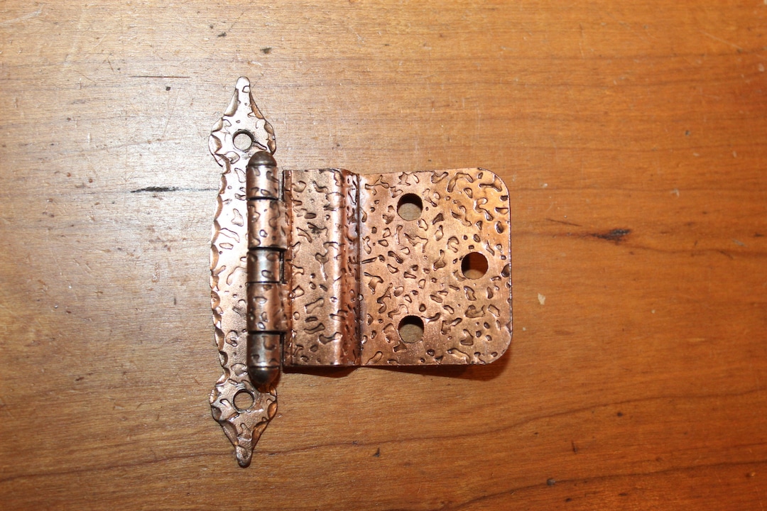 Restored Vintage Hammered Offset Copper Kitchen Cabinet Hinge Z-18 - Etsy