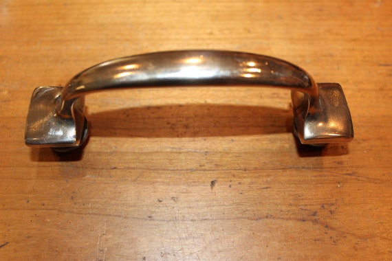 Antique Heavy Cast Bronze Drawer File Cabinet Pull Handle L-25 | Etsy