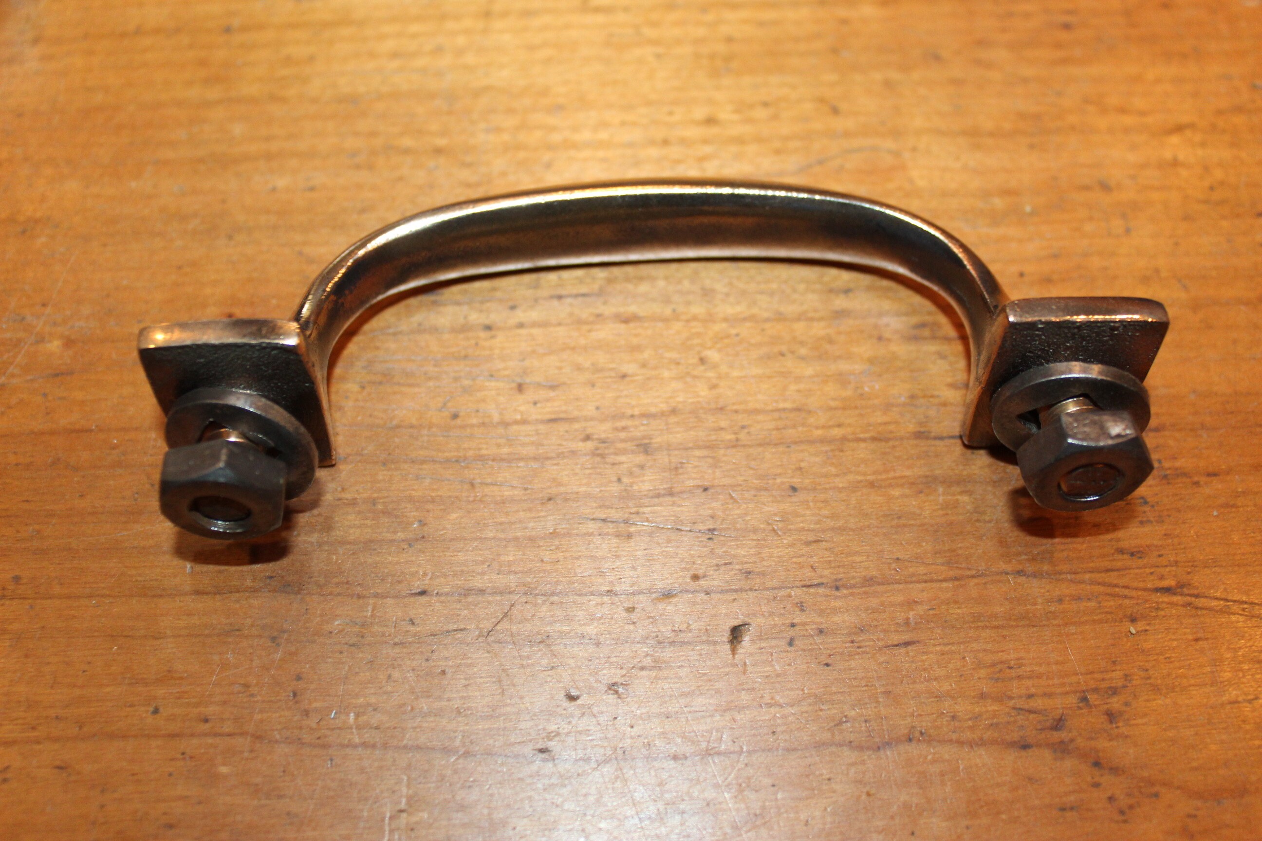 Antique Heavy Cast Bronze Drawer File Cabinet Pull Handle L-25 | Etsy