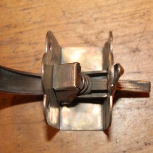 One Piece Spring Loaded Brass Screen Door Handle Pull by Ideal - Etsy