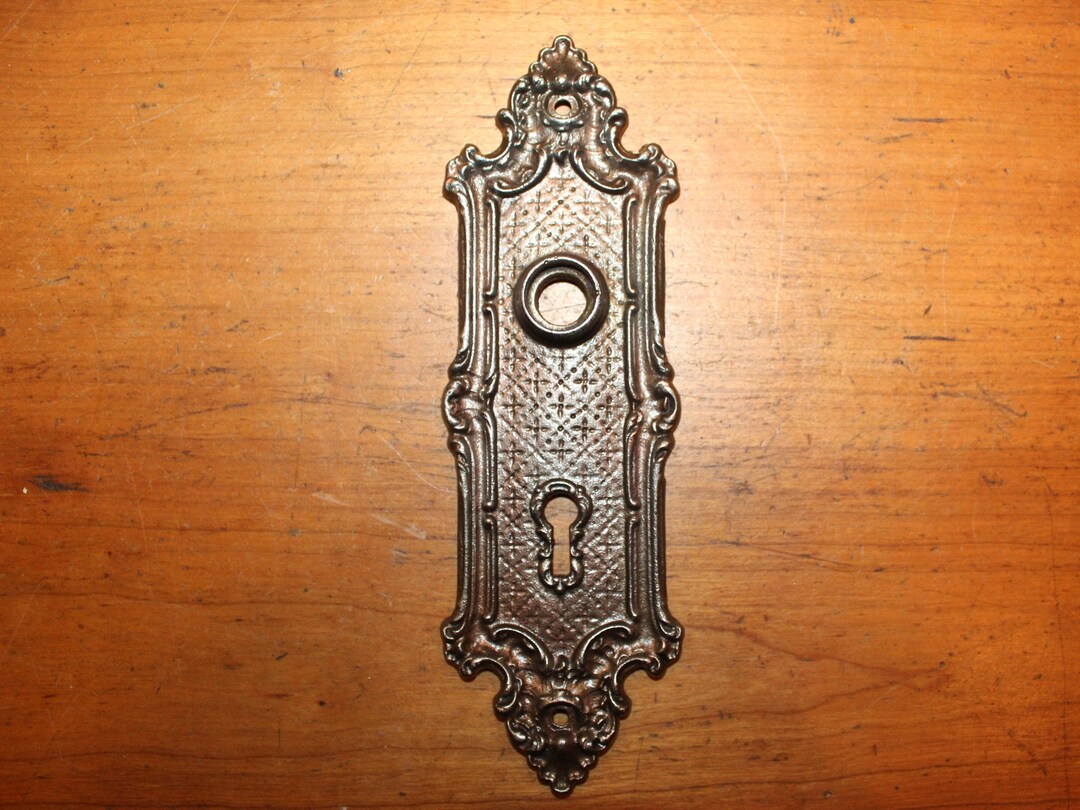 Victorian Copper Over Cast Iron Escutcheon by Yale & Towne G-12210 C ...