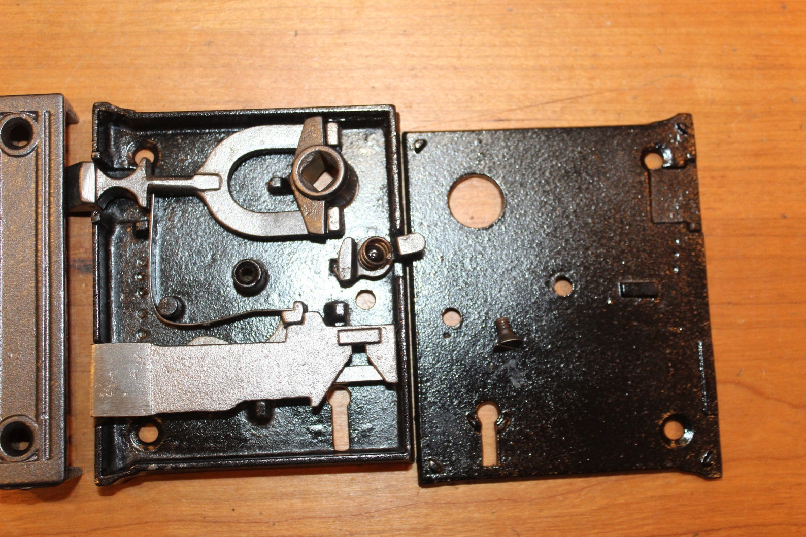 Restored Antique Victorian Rim Lock Type Mortise Lock With | Etsy