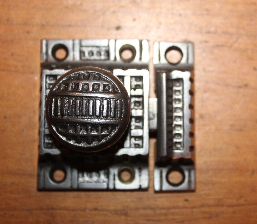 Antique Eastlake Cupboard Pantry Latch Lock With Keeper 1890 - Etsy