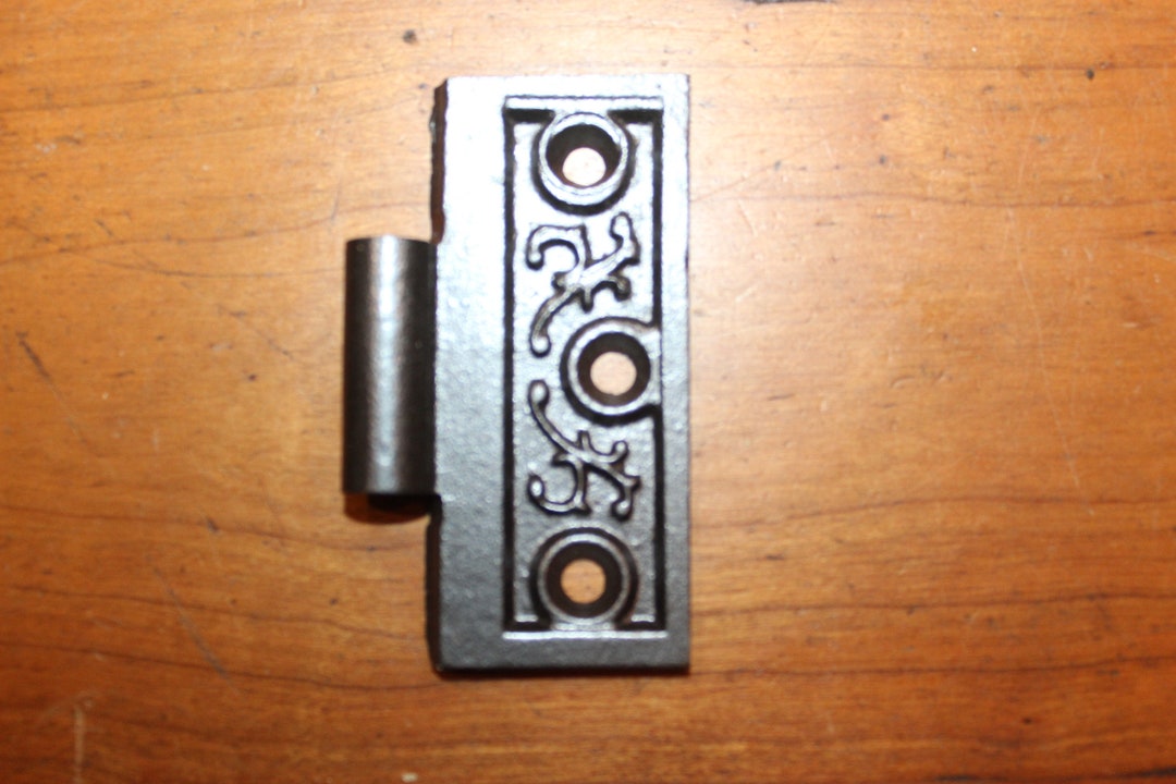 Part Male Half Hinge 3 X 3 Antique Victorian Cast Iron Door Hinge F-26 ...