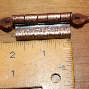 Restored Vintage Hammered Offset Copper Kitchen Cabinet Hinge Z-17 - Etsy