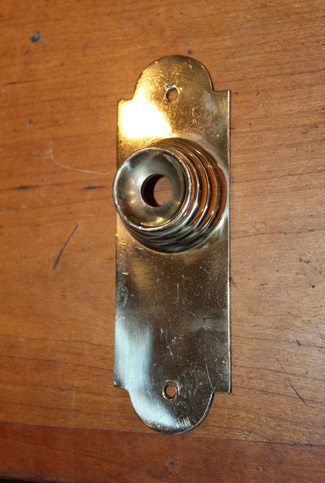 One Cast Bronze Antique Doorbell Escutcheon Shell Only O-78 - Etsy