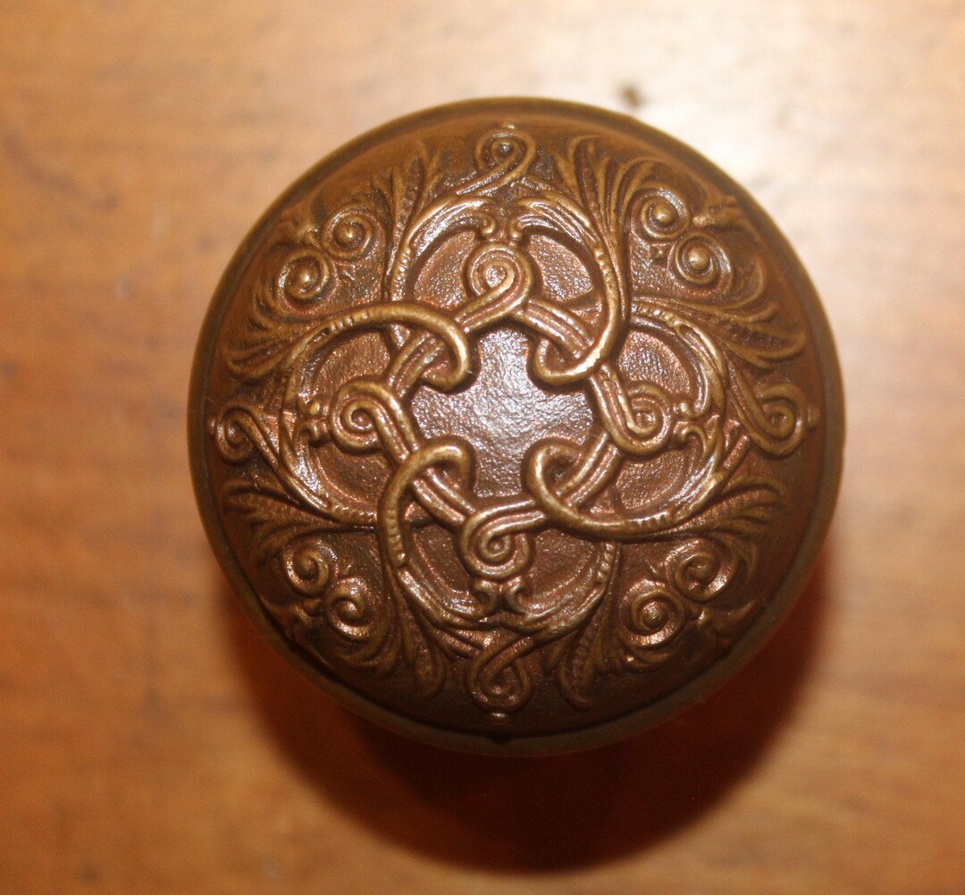 Antique Barrows Cast Bronze Doorknob H-41900 Baltic C:1900 T-180 - Etsy
