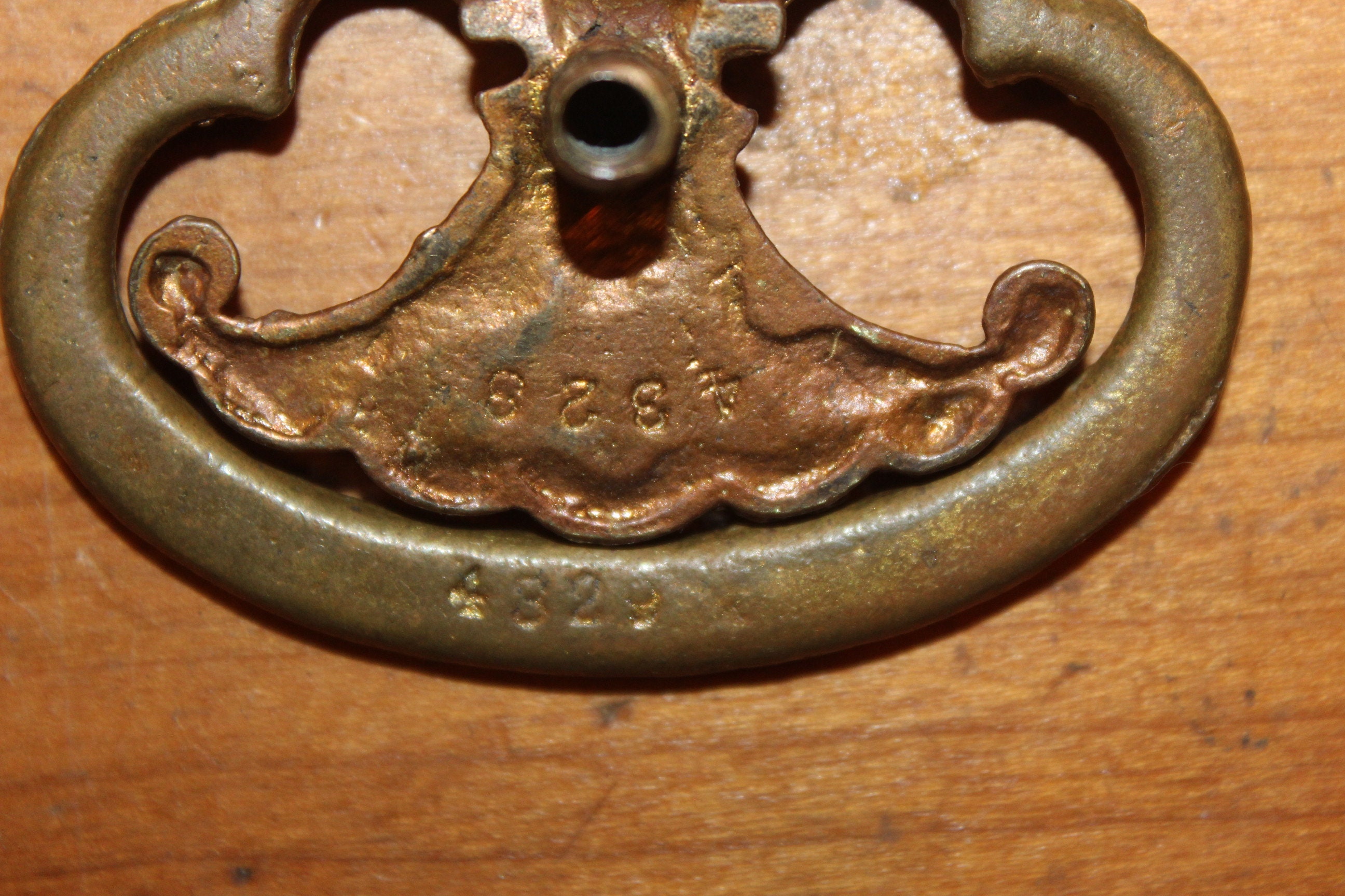 Beautiful Antique KBC Cast Bronze Drawer Bail Drop Handle | Etsy