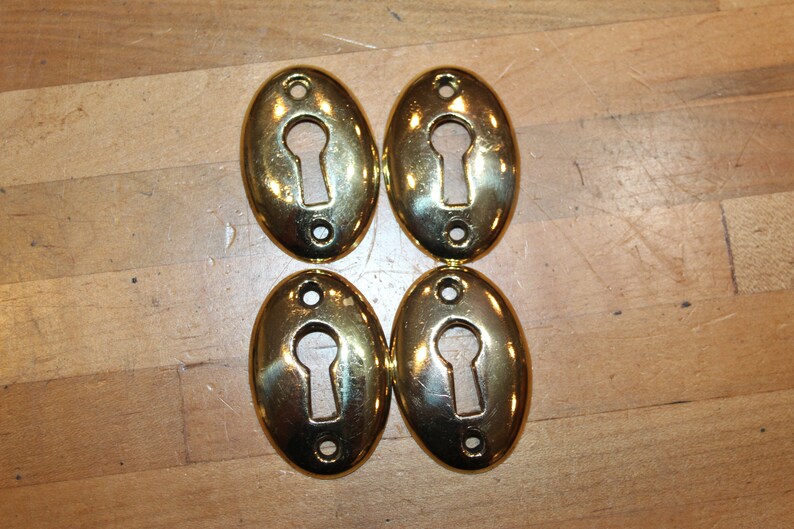 Antique 1-1/8 X 1-3/4 Oval Brass / Bronze Rosette - Etsy