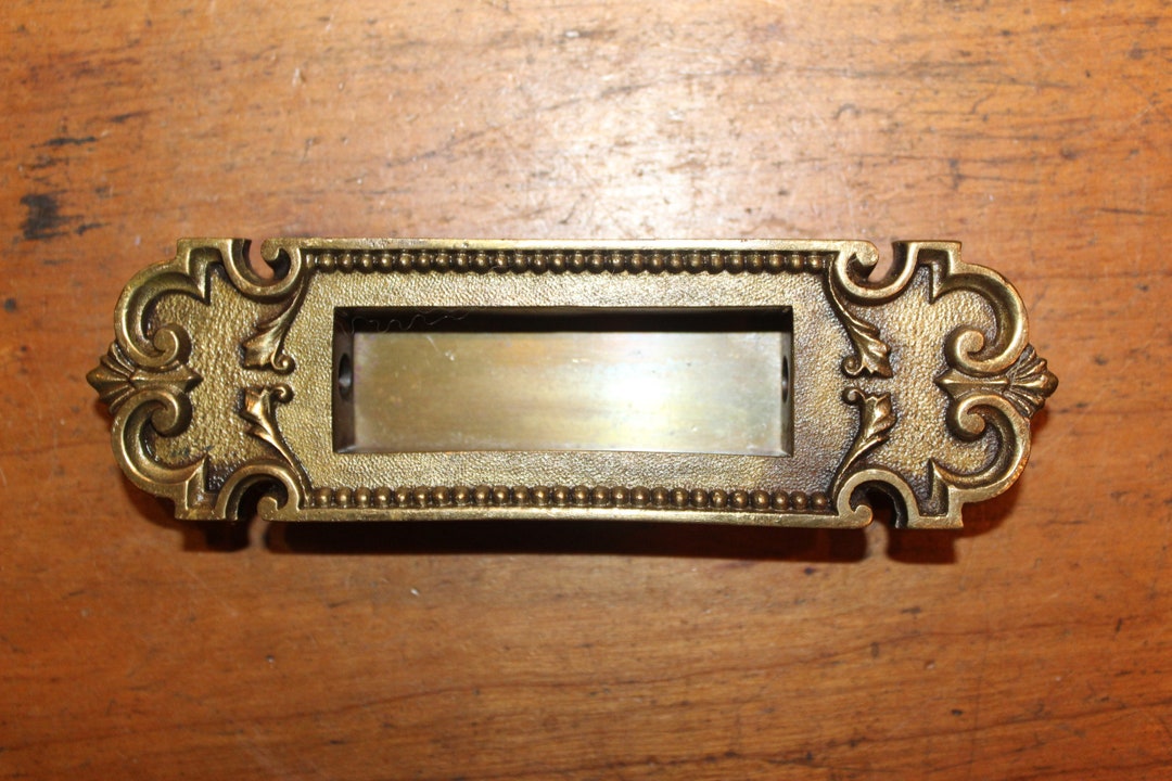 Antique Ornate Cast Bronze Recessed Window Sash Lift L-109 - Etsy