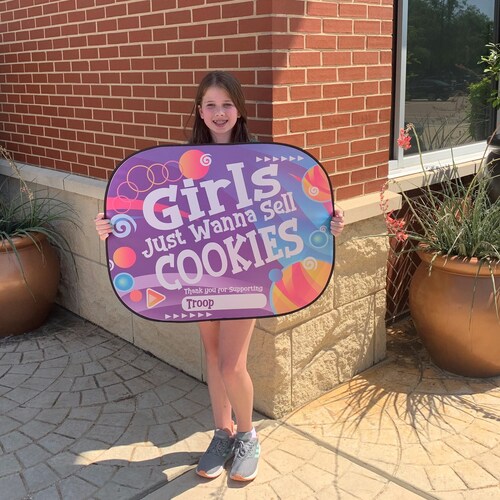 Drive Thru Cookie Booth Sign Instant Download Girl Scout - Etsy