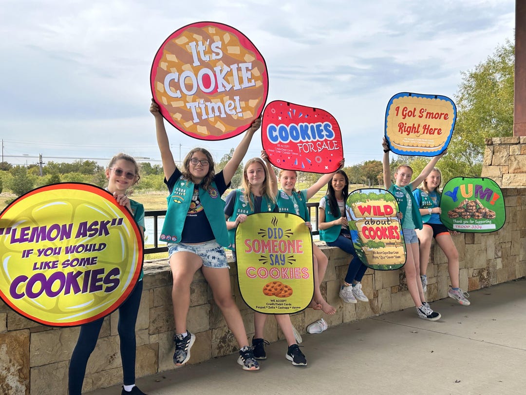 Girl Scout Cookie Sign Two Sign Special - Pick ANY 2 (category- A) - Etsy