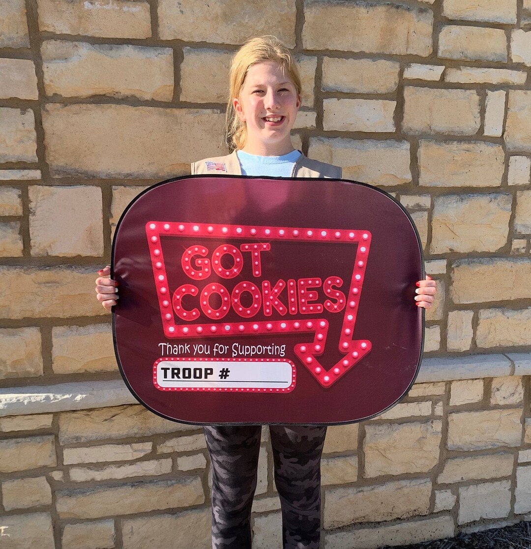 Girl Scout Cookie Sign - Etsy