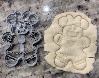Mickey Mouse Gingerbread Man Cookie and Fondant Cutter - Etsy