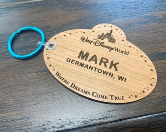 Disneyland Keychain | Etsy