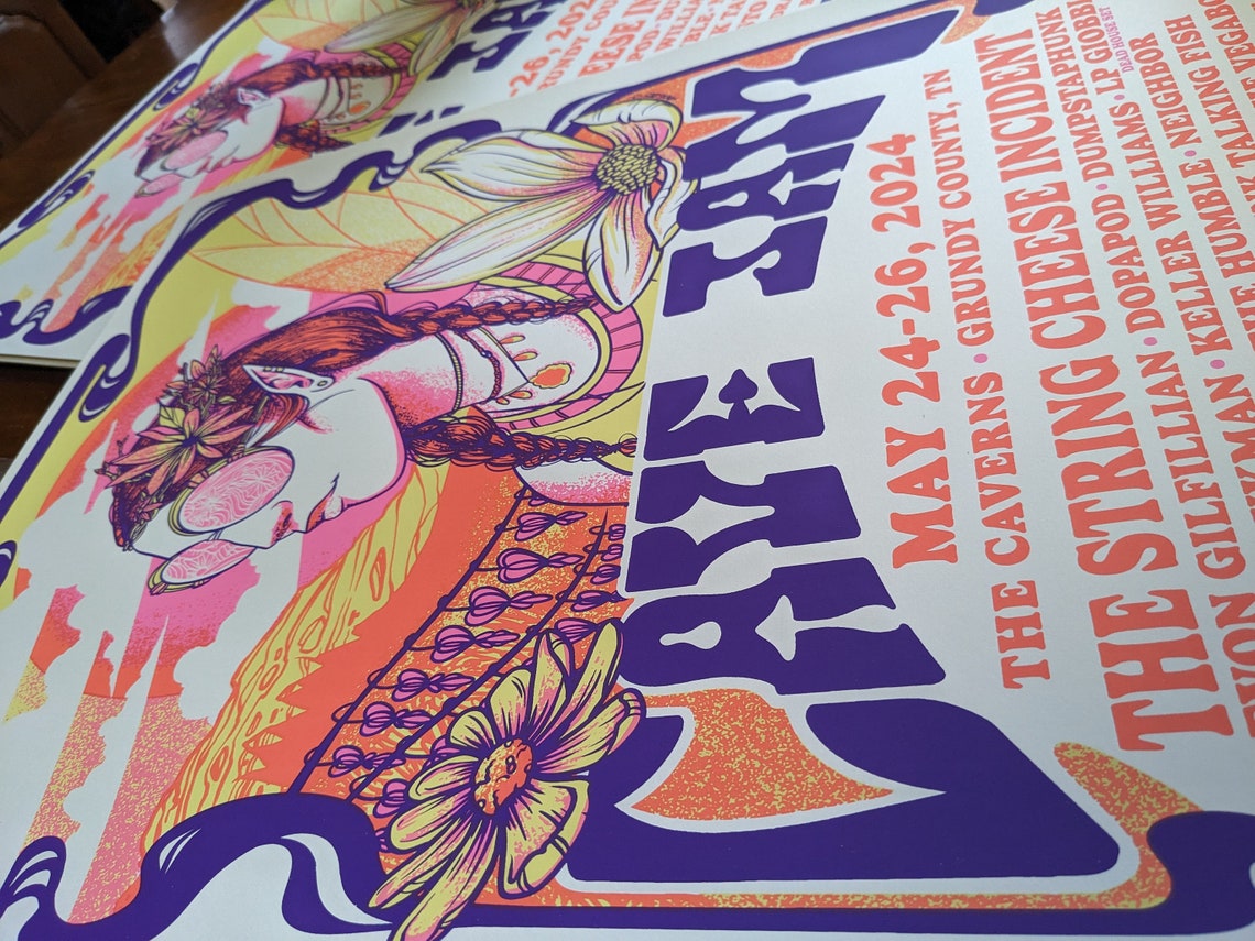 Cavejam 2024 Artist Prints - Etsy