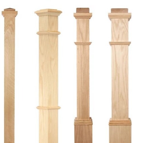 Box Newel Posts Stair Parts 3 1/2 4 1/2 - Etsy