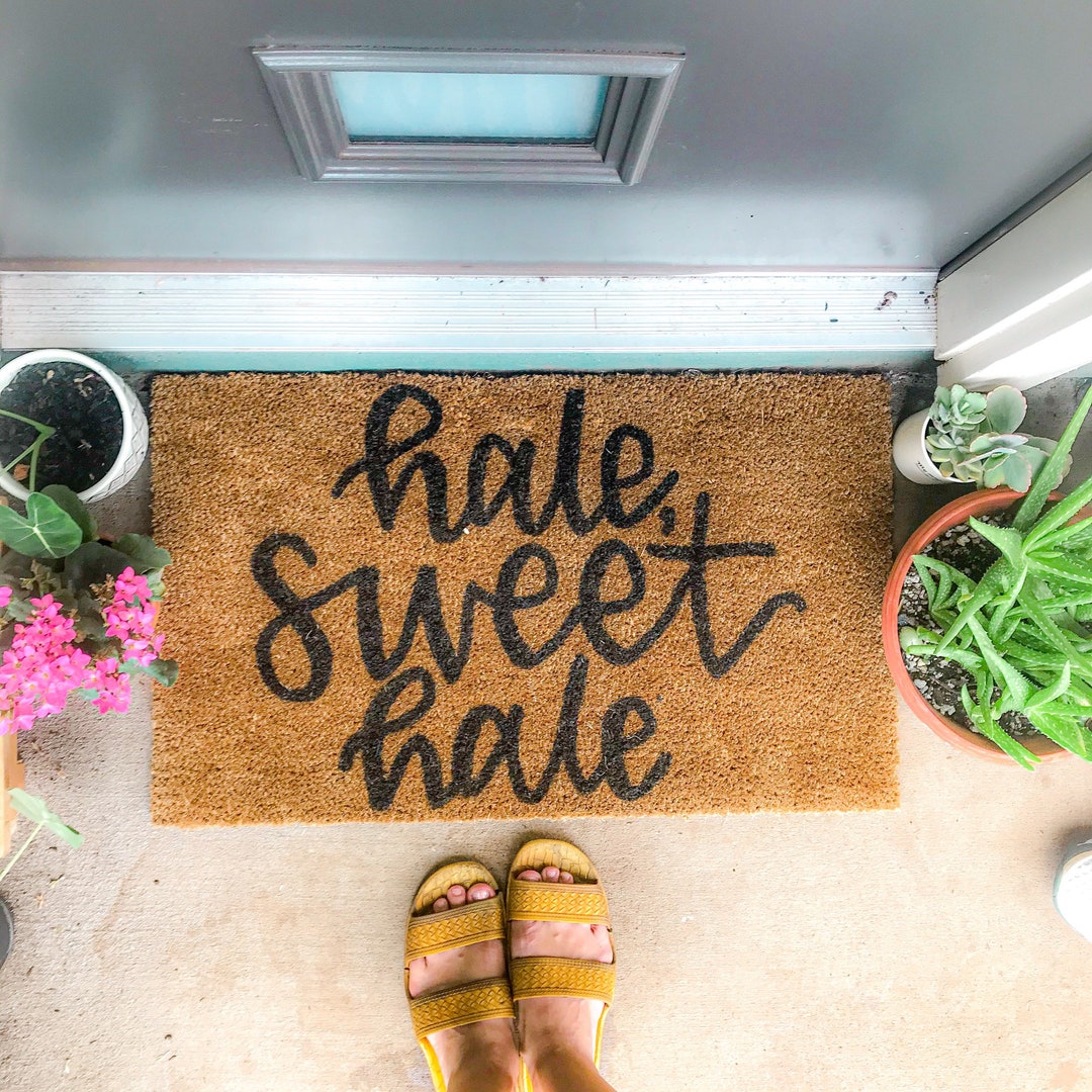 Hale, Sweet Hale Doormat // Welcome Mat // Home Decor // Door Mat ...