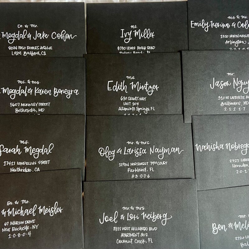 Handwritten Address - Etsy