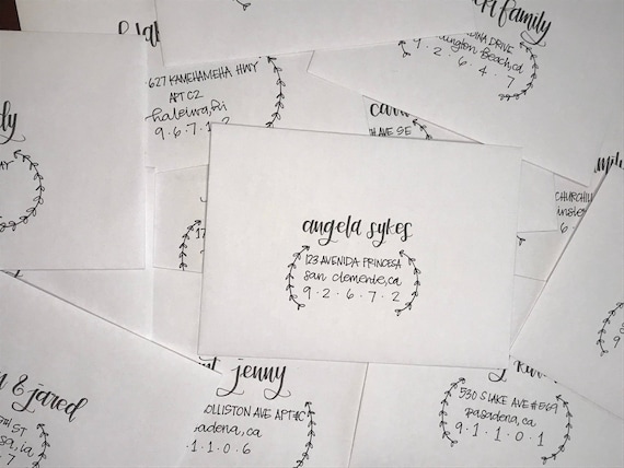 Tyneside Invitations Envelopes And Handwritten