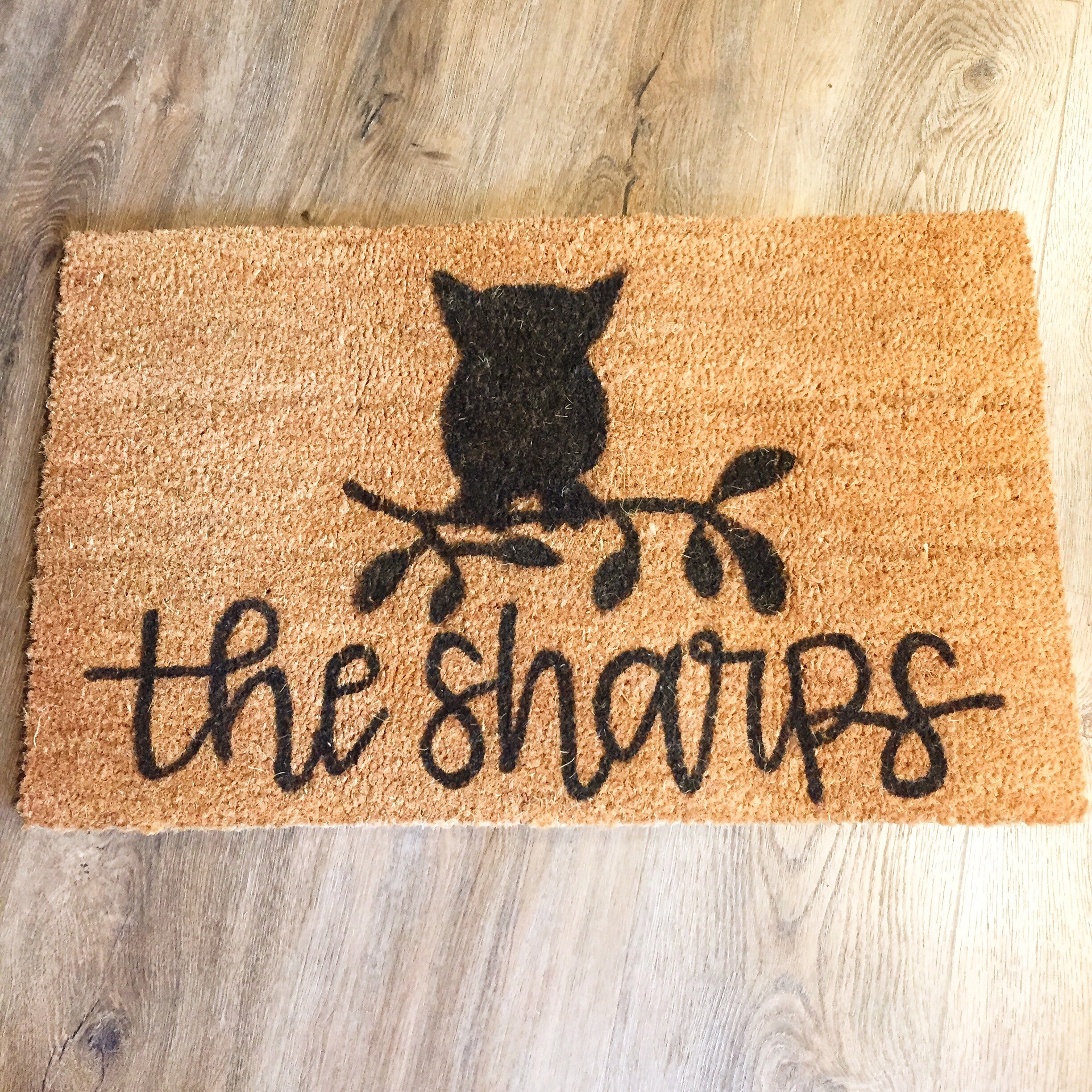 Custom Doormat // Aloha Pineapple Doormat // Welcome Mat // | Etsy
