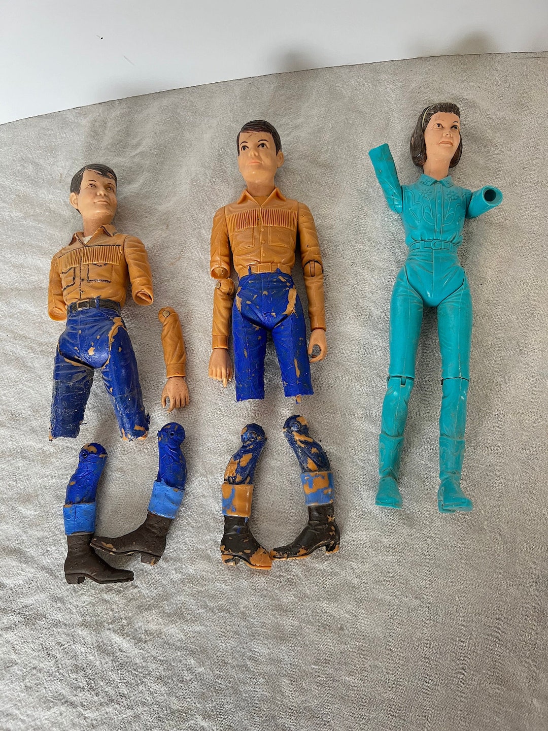 Large Selection of Vintage Marx Best of the West Miscellaneous Gear ...