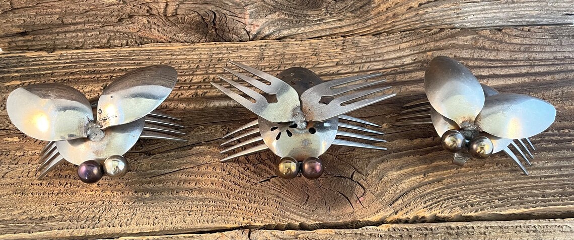Silverware Ladybug Trinket Critters (set of Three) - Etsy