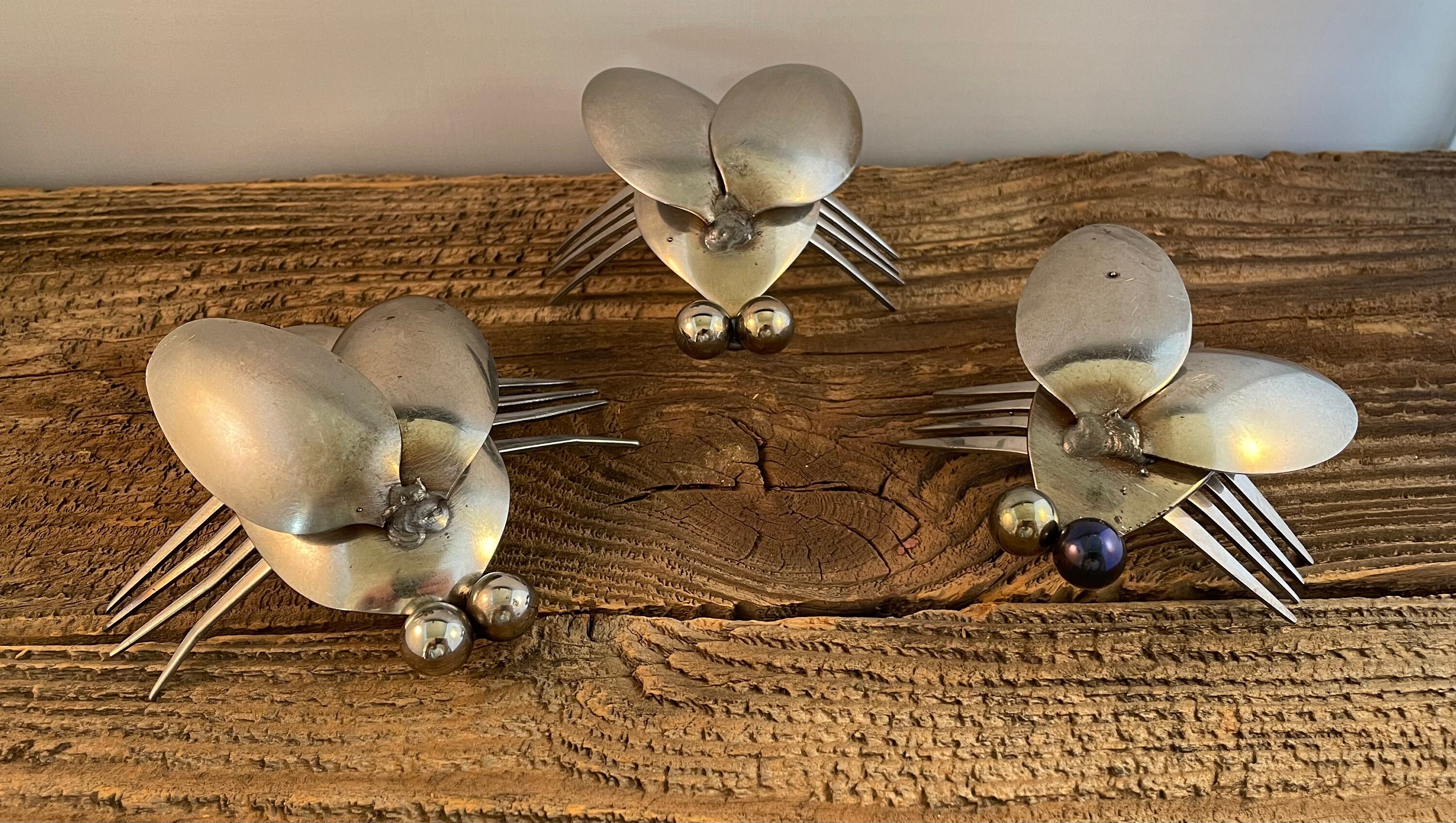 Silverware Ladybug Trinket Critters (set of Three) - Etsy