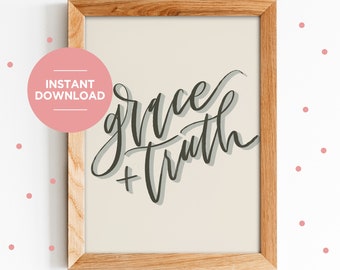 Hand Lettered Print - Etsy